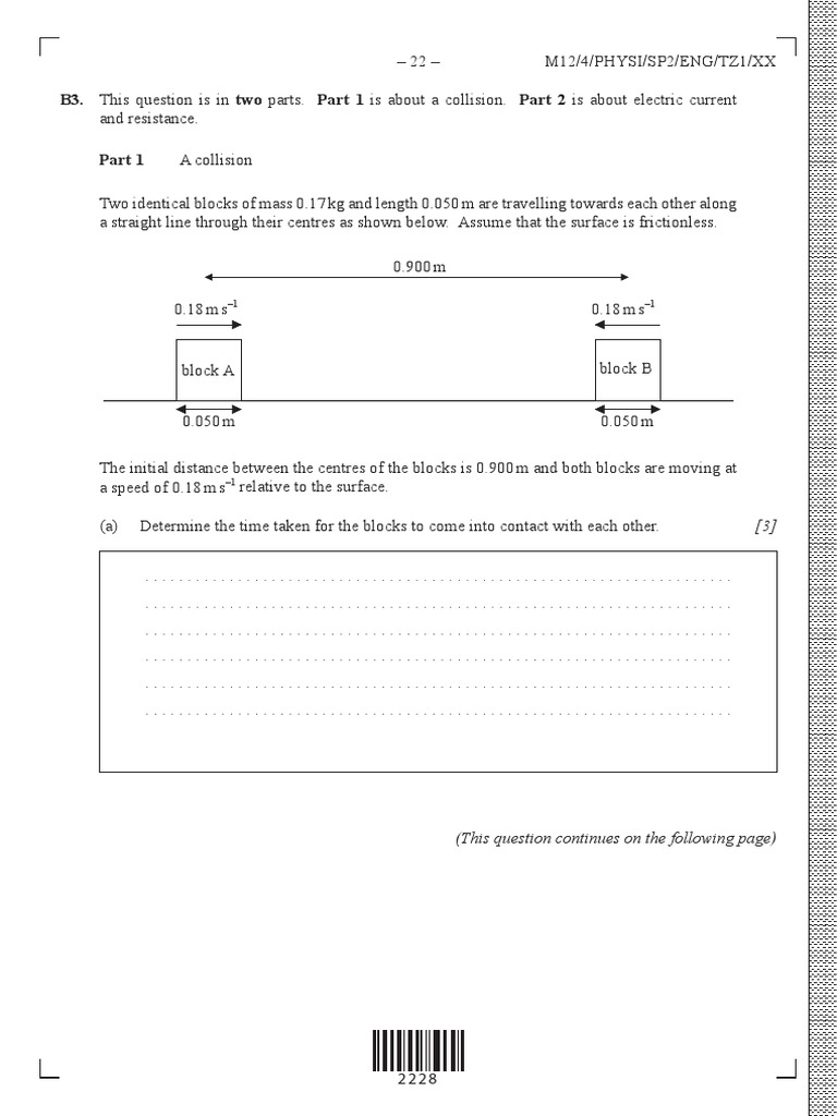 Mechanics Worksheet | Download Free PDF | Collision | Force