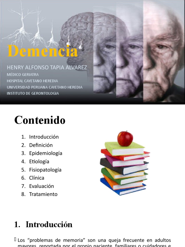 Demencia Pdf Enfermedad De Alzheimer Demencia