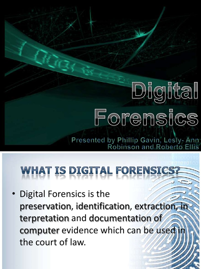 Digital Forensics Tools and Techniques for Solving Complex Cybercrimes | PDF | Digital Forensics ...