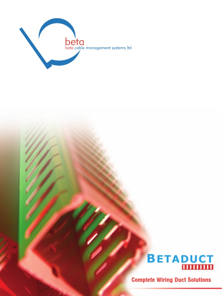 Comprehensive Wiring Duct Solutions: Introducing the Beta Brand ...