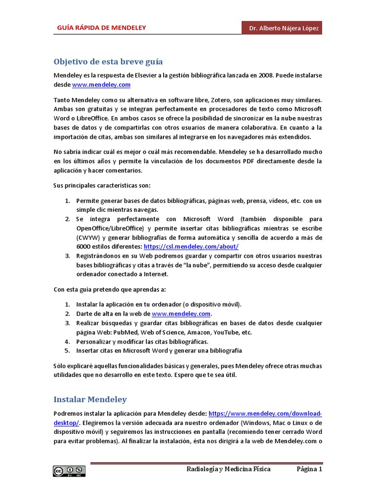Guia de Mendeley | PDF