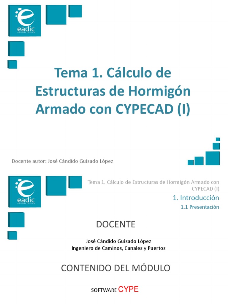 Cálculo de Estructuras con CYPECAD | PDF | Ingeniería estructural ...