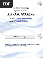 Gouging Process in Welding Procedures | PDF | Welding | Construction