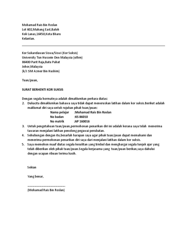 Mohamad Rais Bin Roslan Pdf