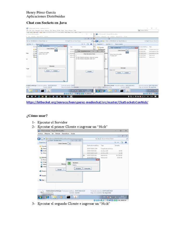 Chat Con Sockets en Java | PDF | Software Engineering | Software ...