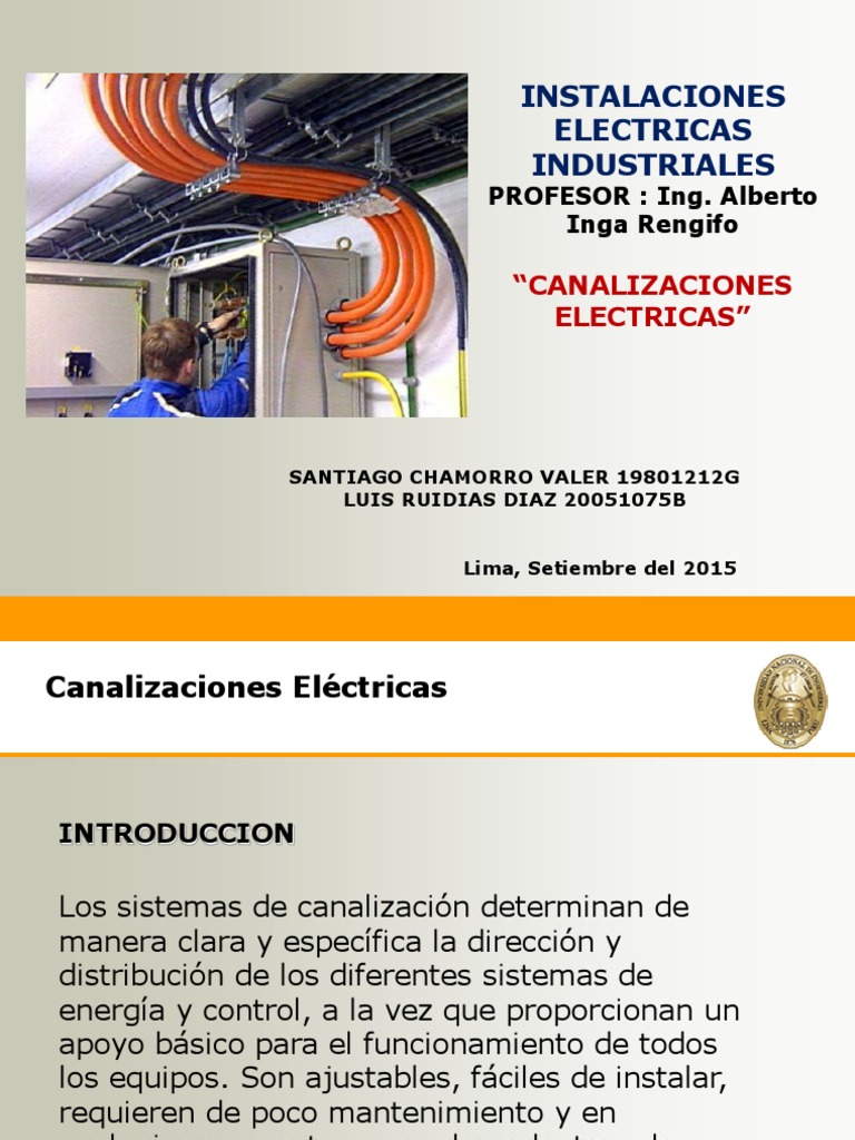 TEMA SCH and LR Canalizaciones Electrica PDF | PDF | Tubería (transporte de fluidos ...