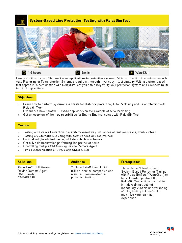 Comprehensive System-Based Testing of Line Protection, Auto Reclosing ...