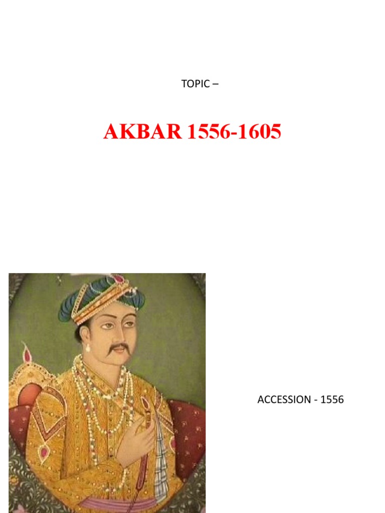 Akbar 1556-1605 | PDF