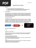 Recuento de Addis ROMULO CH | PDF | Urología | Sistema urinario