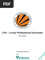 LPU B.Tech CSE Fee Structure 2025 | PDF | Engineering | Computing