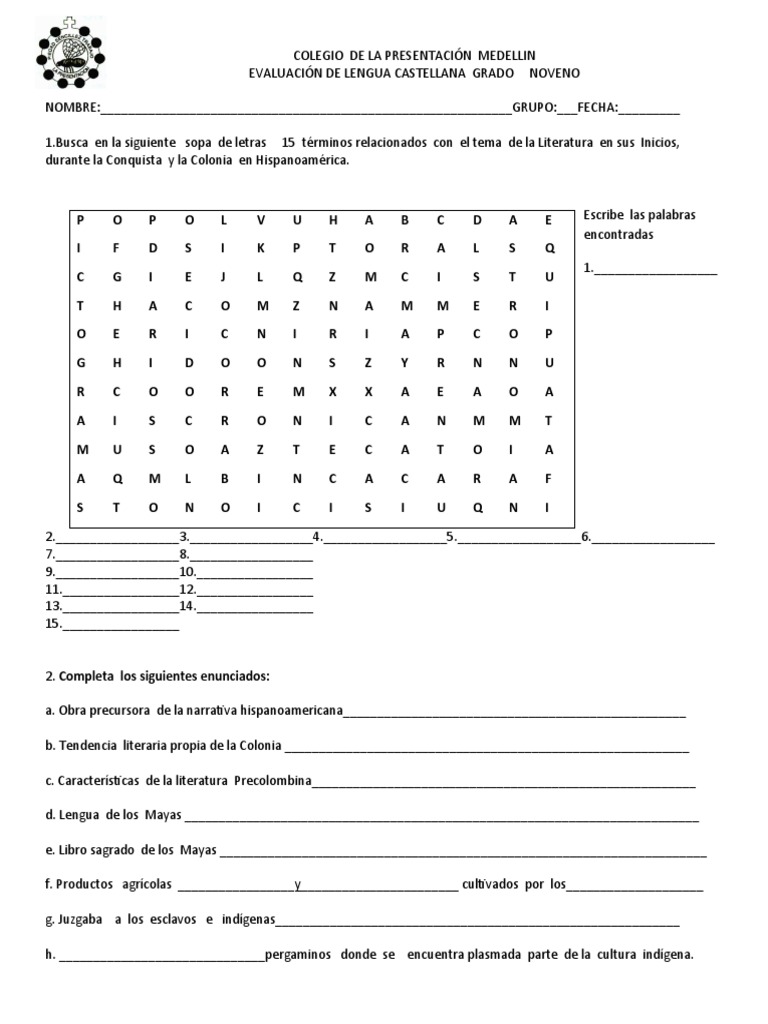 Sopa de Letras 9 | PDF | Finanzas y dinero