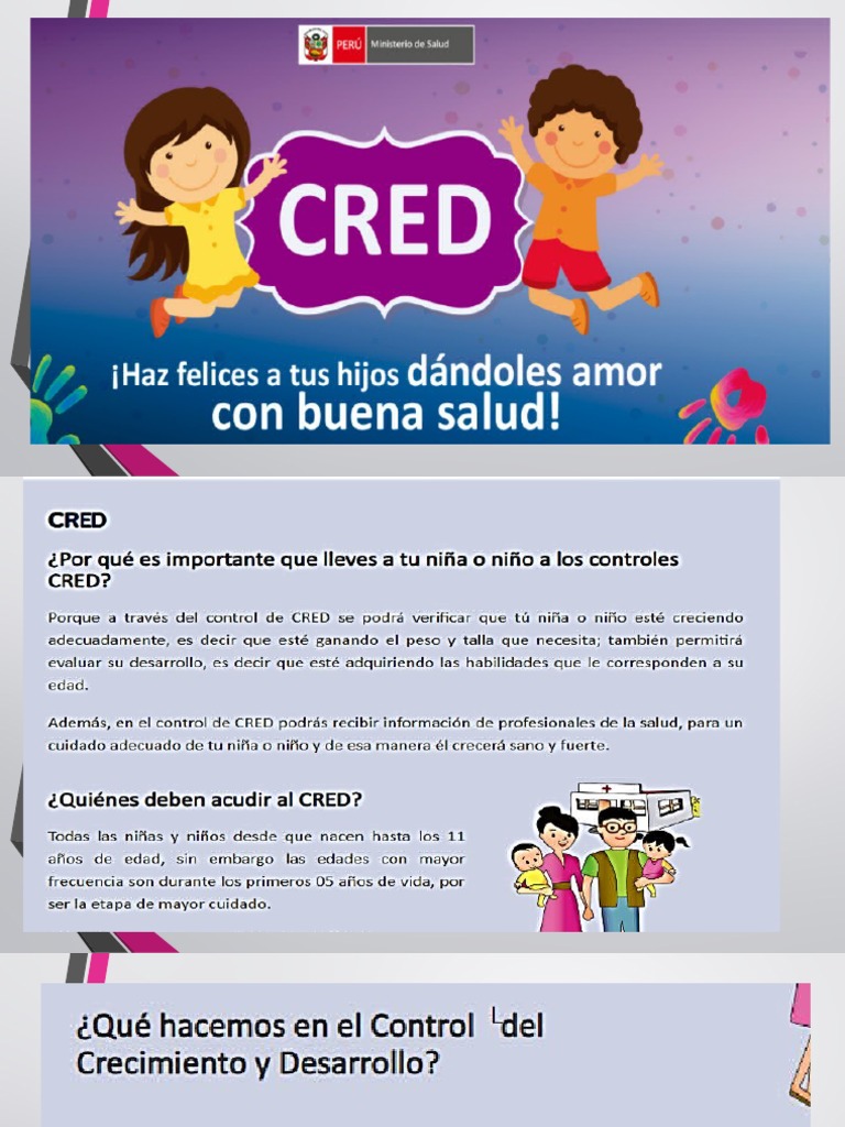 Control de Crecimiento Infantil CRED | PDF