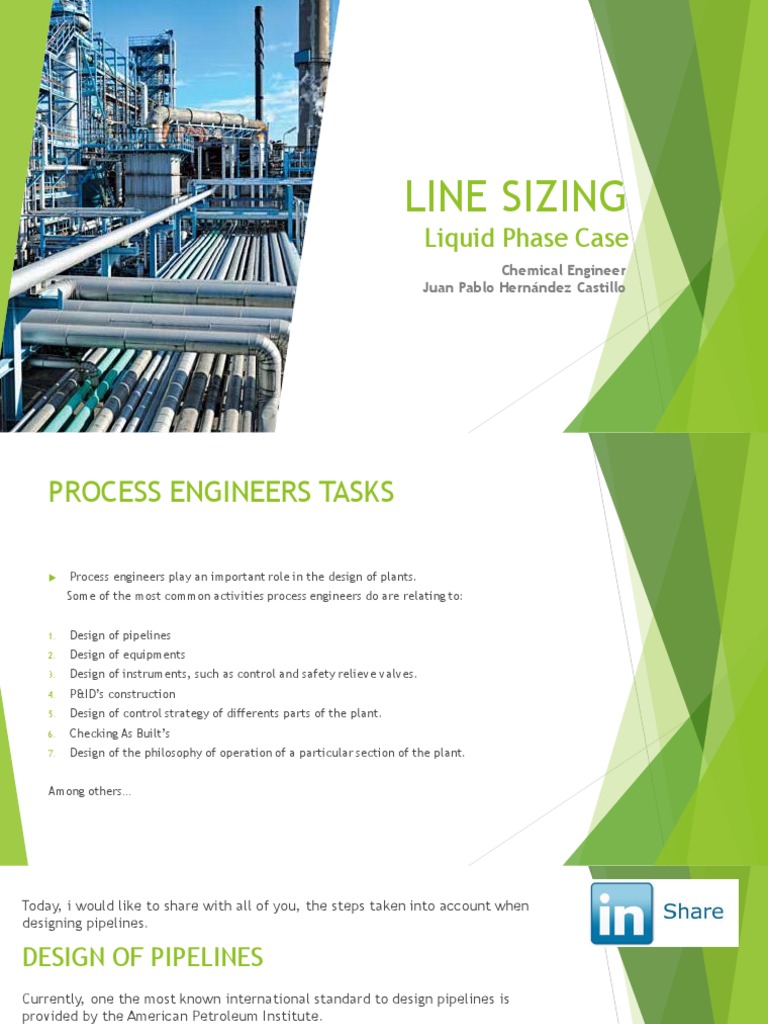 Line Sizing Process | PDF | Pipeline Transport | Pipe (Fluid Conveyance)