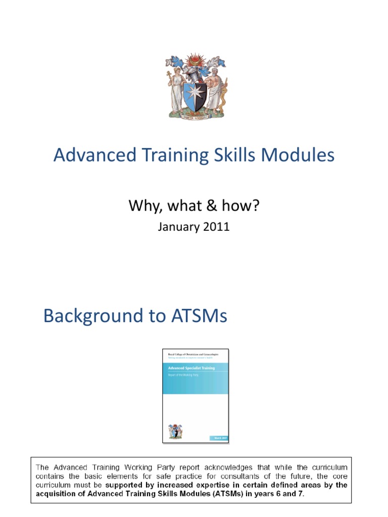 ATSM Talk January 2011 | PDF | Gynaecology | Obstetrics