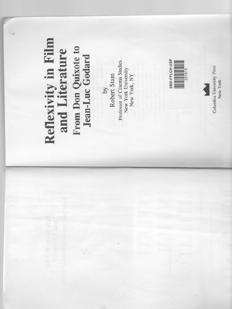 Reflexivity in Film and Literature From Don Quixote To Jean-Luc Godard ...