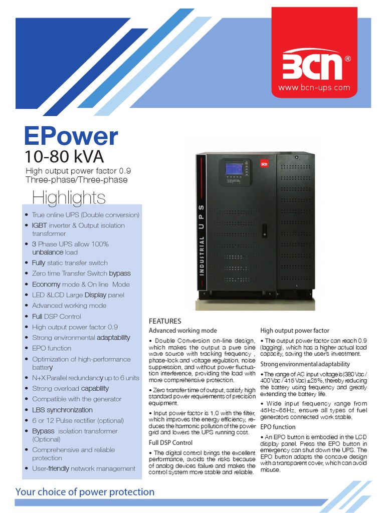 EPower 10-80 3-3 2018 PDF | PDF | Power (Physics) | Electrical Components