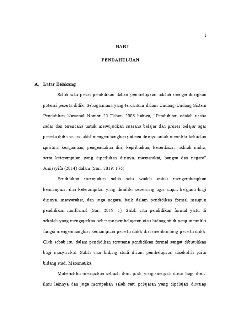 Proposal Nisa Revisi | PDF | Karier & Perkembangan