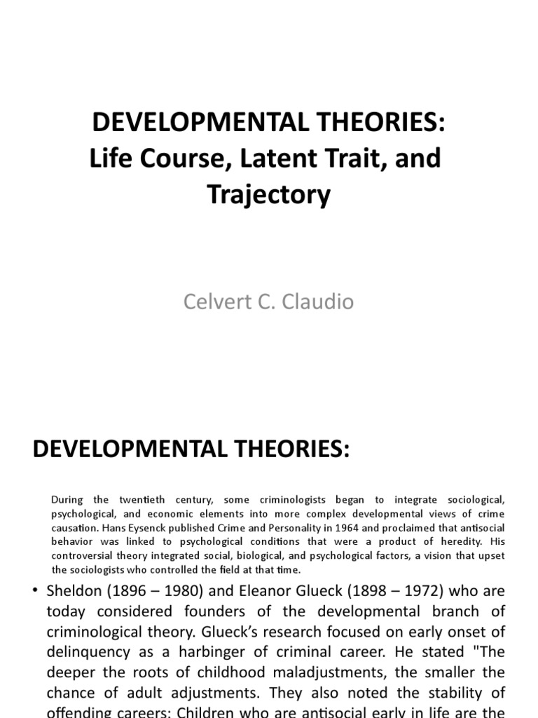 Developmental Theories | PDF
