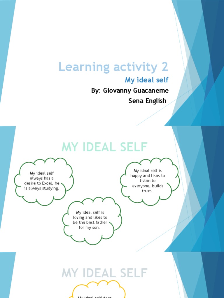 Learning Activity 2: My Ideal Self | PDF