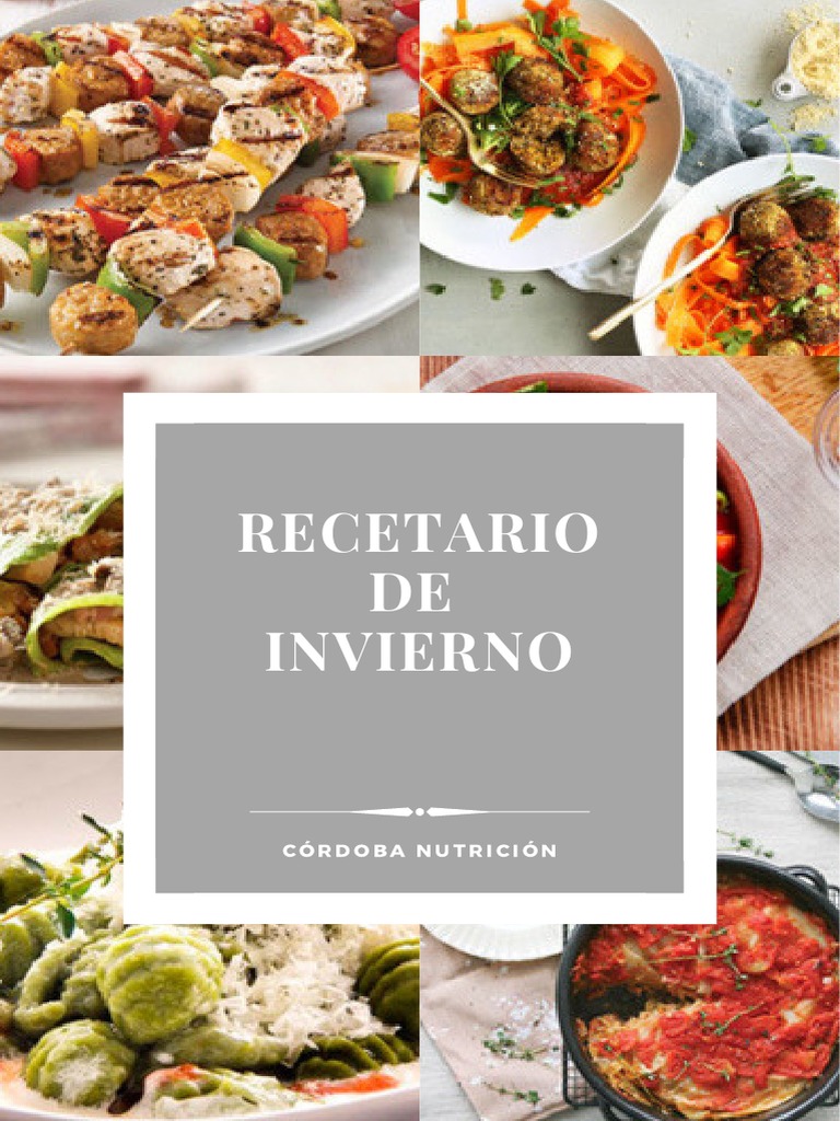 Recetario Invierno | PDF | Lasaña | Salsa