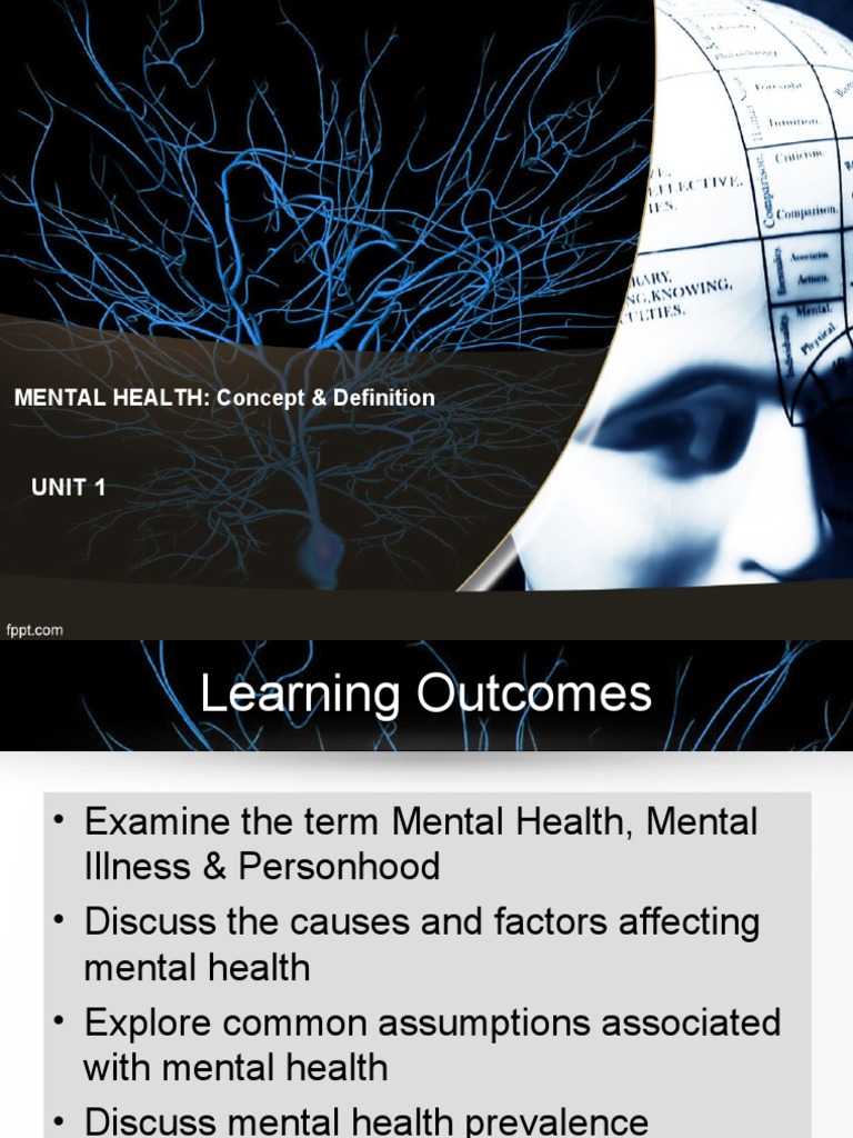 Unit 1 - Introduction To Mental Health | PDF | Mental Disorder ...
