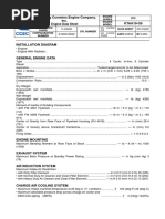 Engine Data Sheet (KTA50 - 1250kVA) | PDF | Diesel Engine | Engines