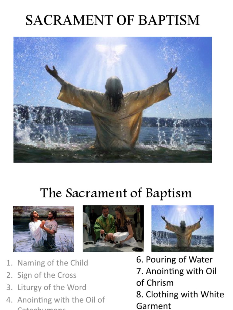 Sacrament of Baptism | PDF