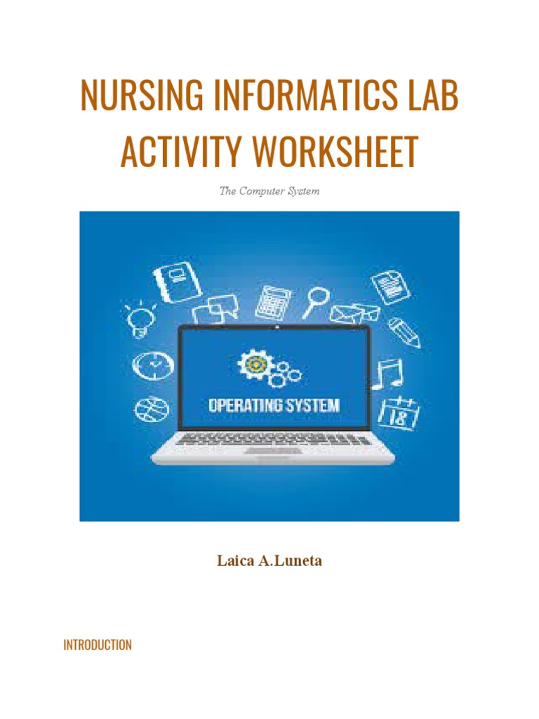 Laica Luneta - Nursing Informatics Lab ActivityWorksheet 2 | PDF | Computer Data Storage ...