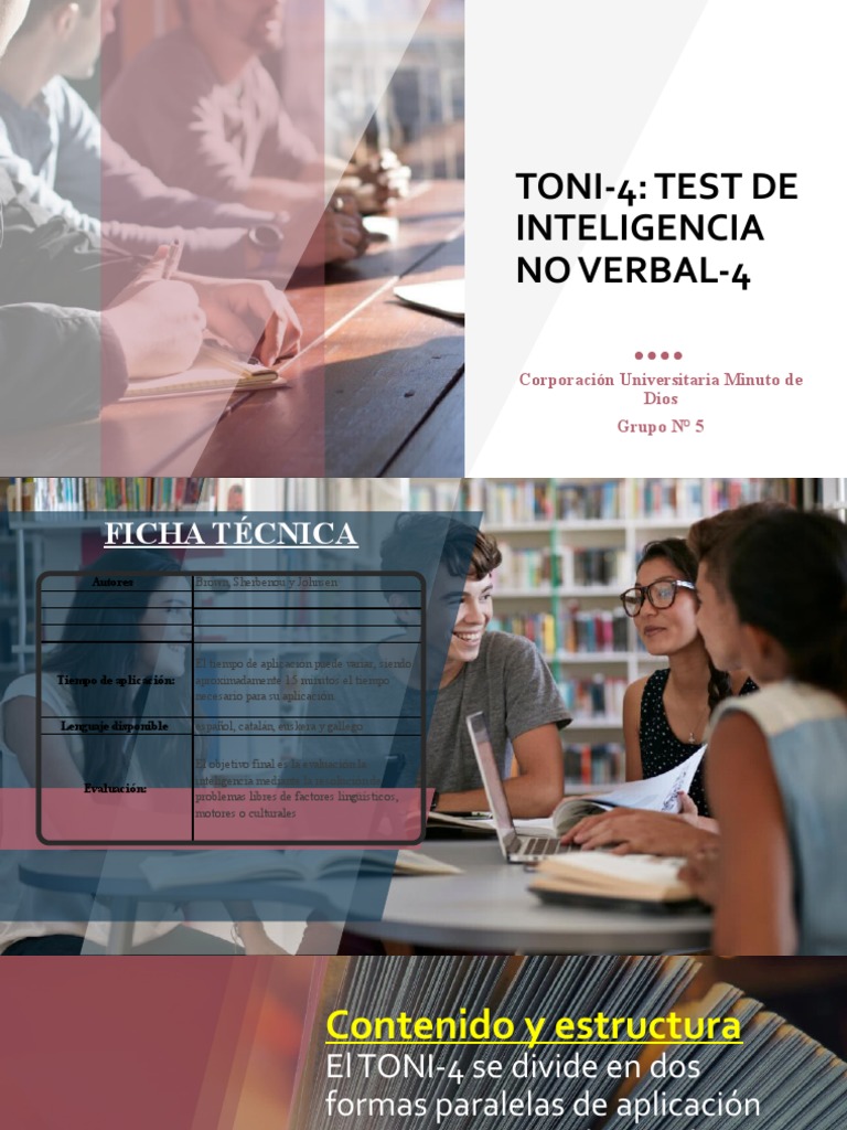 Toni 4 | PDF | Inteligencia | Evaluación