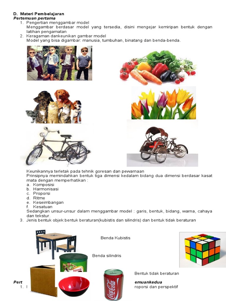Modul Gambar Model | PDF
