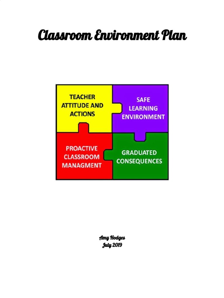 Classroom Environment Plan | PDF | Classroom Management | Classroom