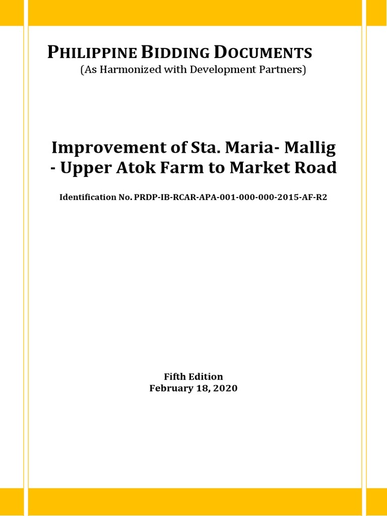 PBD 5th Ed - Impr. of Sta - Maria-Mallig-Upper Atok FMR - NPCO (2nd ...