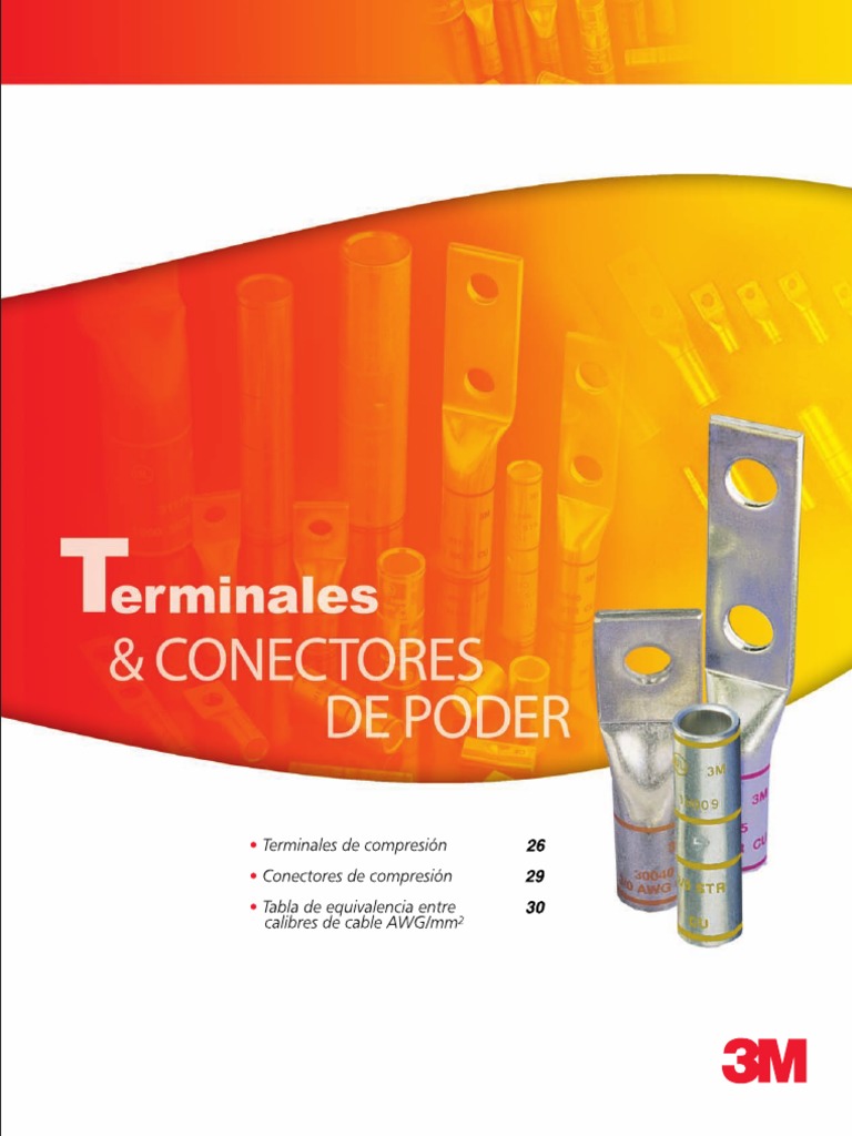 3M Terminales y Conectores de Poder 2012 | PDF