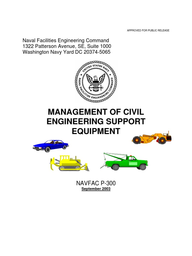 NAVFAC P-300: Civil Engineering Equipment Management | PDF | Transport ...