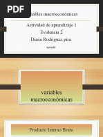 Variables Macroeconomicas Cuadro Comparativo | PDF | Producto Interno Bruto | Interés