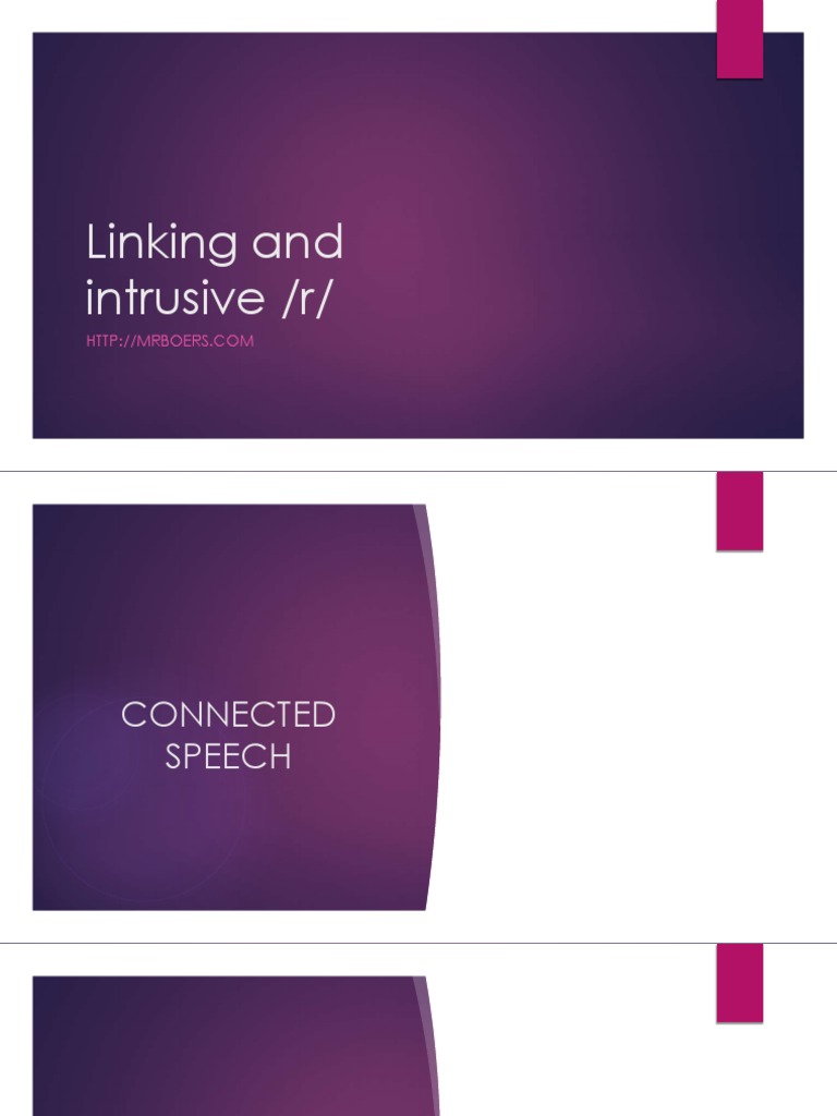 Linking and Intrusive /R | PDF