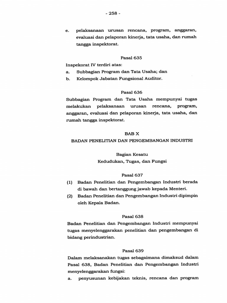 Struktur Organisasi BPPI PDF | PDF