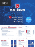 SWAROVSKI OPTIK Ballistic Program - Help PDF | PDF | Telescopic Sight | Military Technology