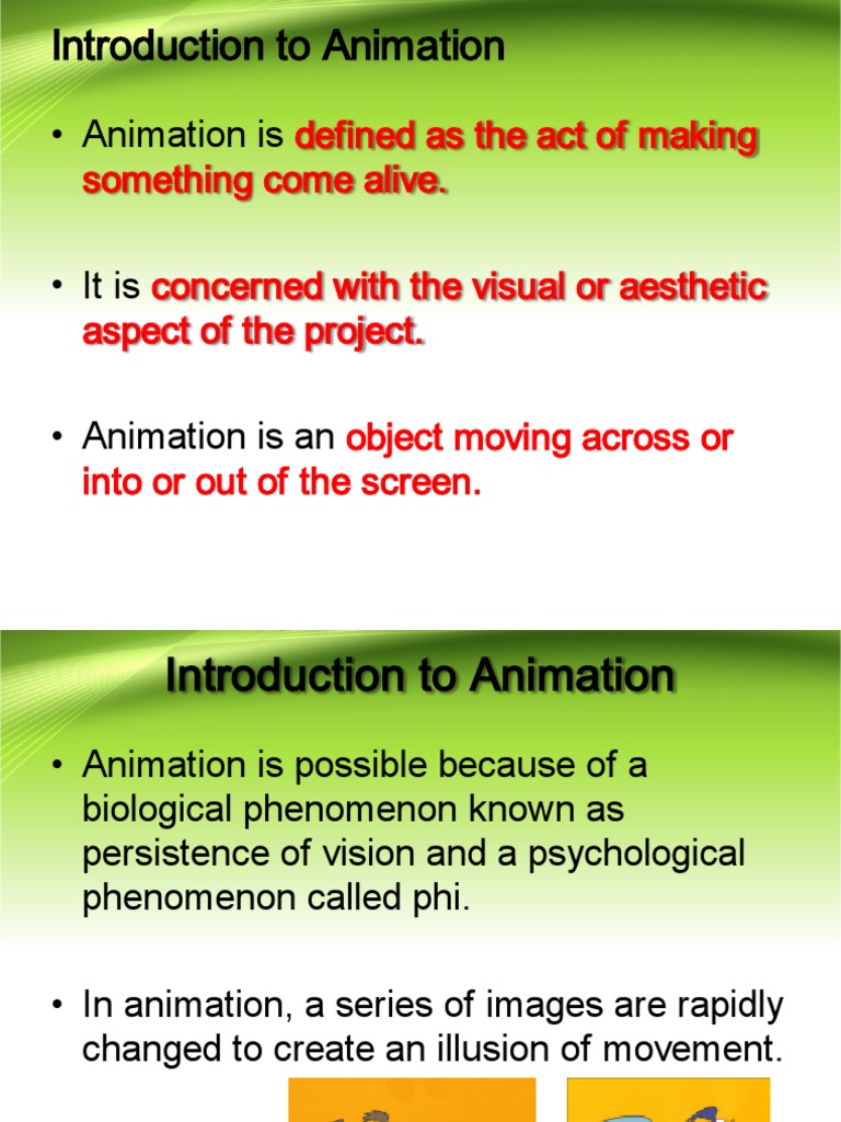 Introduction to the Fundamentals of Animation: Types, Techniques, and ...