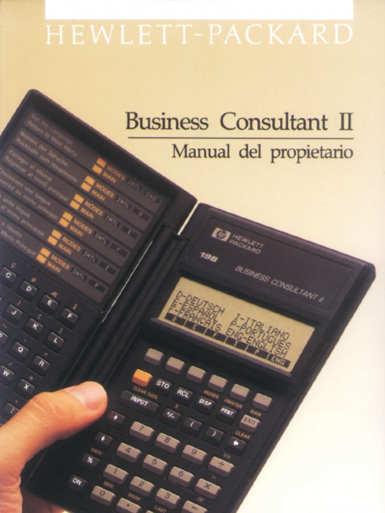 Manual HP 19B Ii PDF | PDF