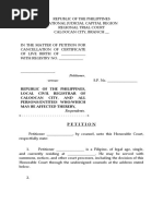 Template - Waiver of Appearance With Undertaking To Appear | PDF