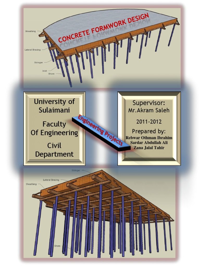 CONCRETE FORMWORK DESIGN by Taher Et Al | PDF | Lumber | Plywood