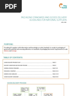 Packing Procedure (STEEL STRUCTURE) | PDF | Pallet | Packaging And Labeling
