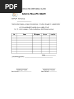 Borang Pesanan Pembelian Sekolah | PDF
