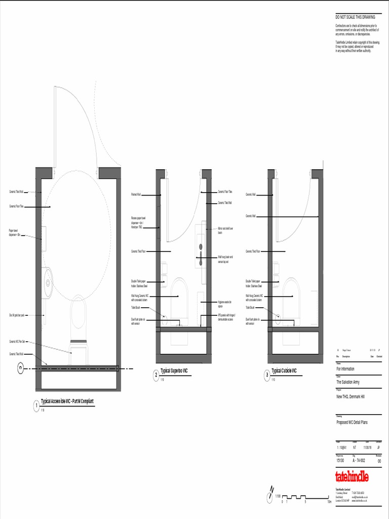 Typical Superloo WC 2 Typical Cubicle WC 3: Do Not Scale This Drawing ...