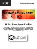 Daniel Fast Calendar | PDF | Fasting | Prayer