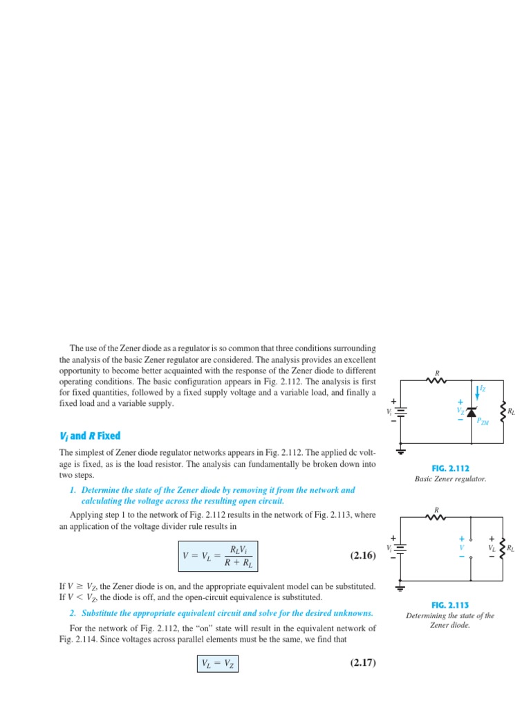 Zener Diode Problem Solving Techniques | PDF | Electrical Network | Diode