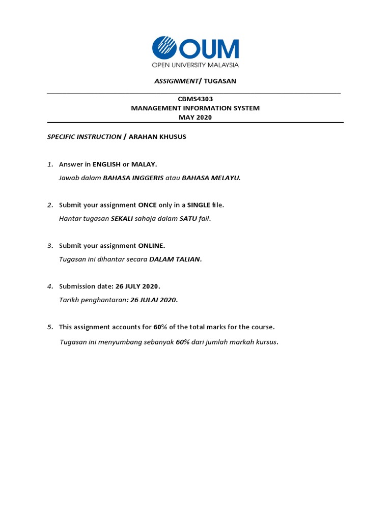 Soalan Assignment - CBMS4303 | PDF | Food And Drink | Food Industry