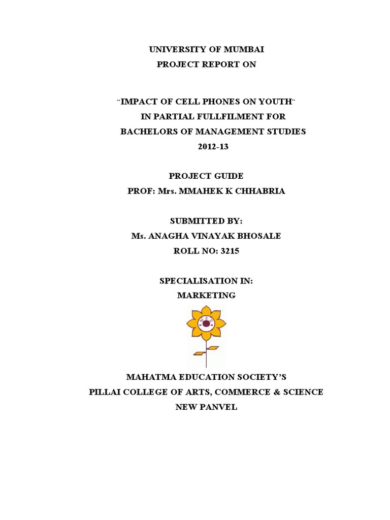 Impacts of Cell Phones On Youth | PDF | Mobile Phones | Text Messaging