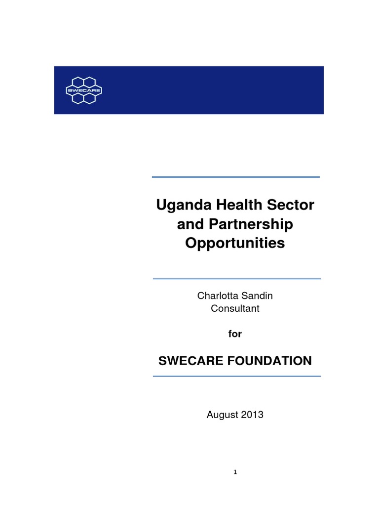 Uganda Health Sector and Partnership Opportunities Final PDF | PDF ...